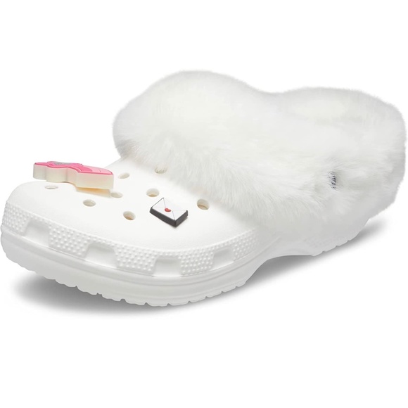 CROCS | Shoes | Crocs Mammoth Charm White Womens Clog | Poshmark